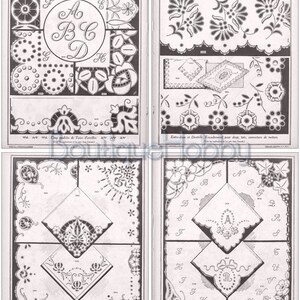 Hand French Embroidery Patterns,la Broderie Blanche Fancy DESIGNS - Etsy