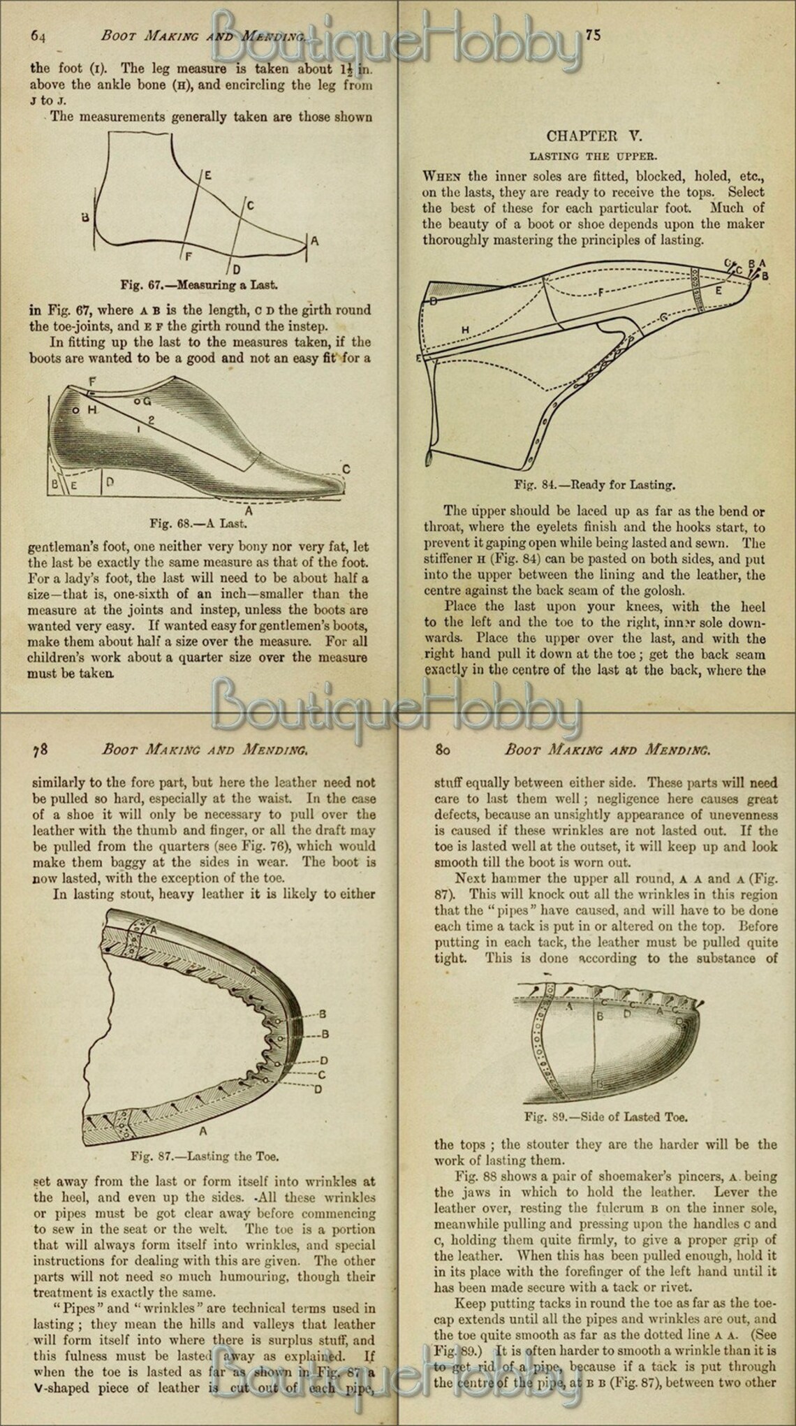 How to Make Shoesvintage Shoe Sewing Patternhandmade Shoes - Etsy