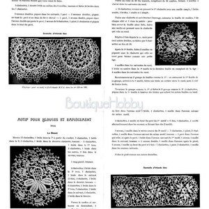 Vintage French Irish Crochet Lace,antique Pattern Book,hand Made Lace ...