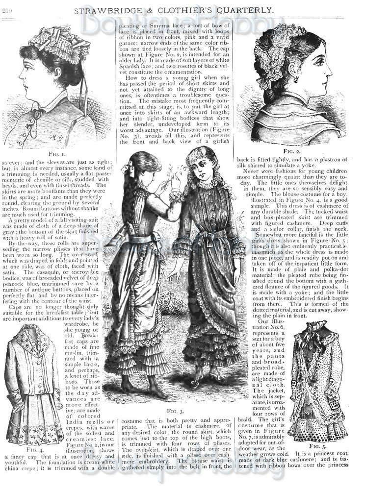 Vintage antique fashion catalogvictorian fashion dress design | Etsy