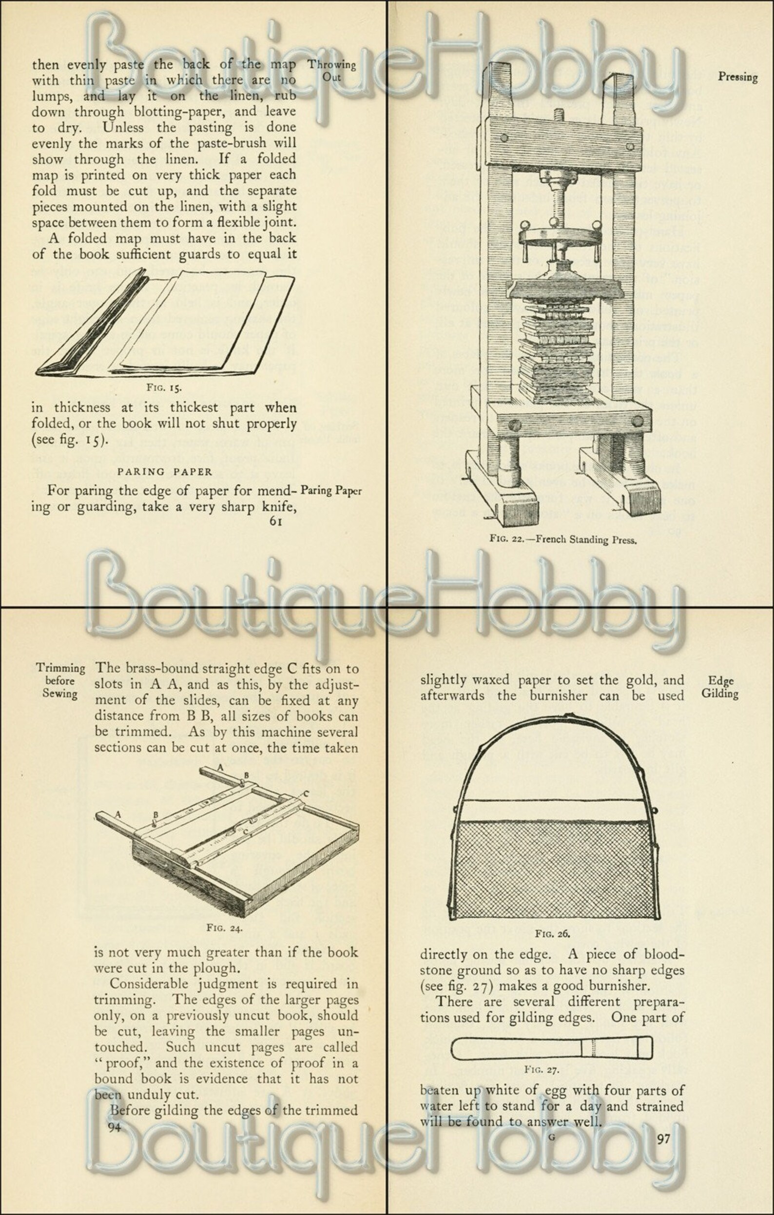 Bookbinding Tutorial: DIY Book Making Guide (PDF Download) - Etsy