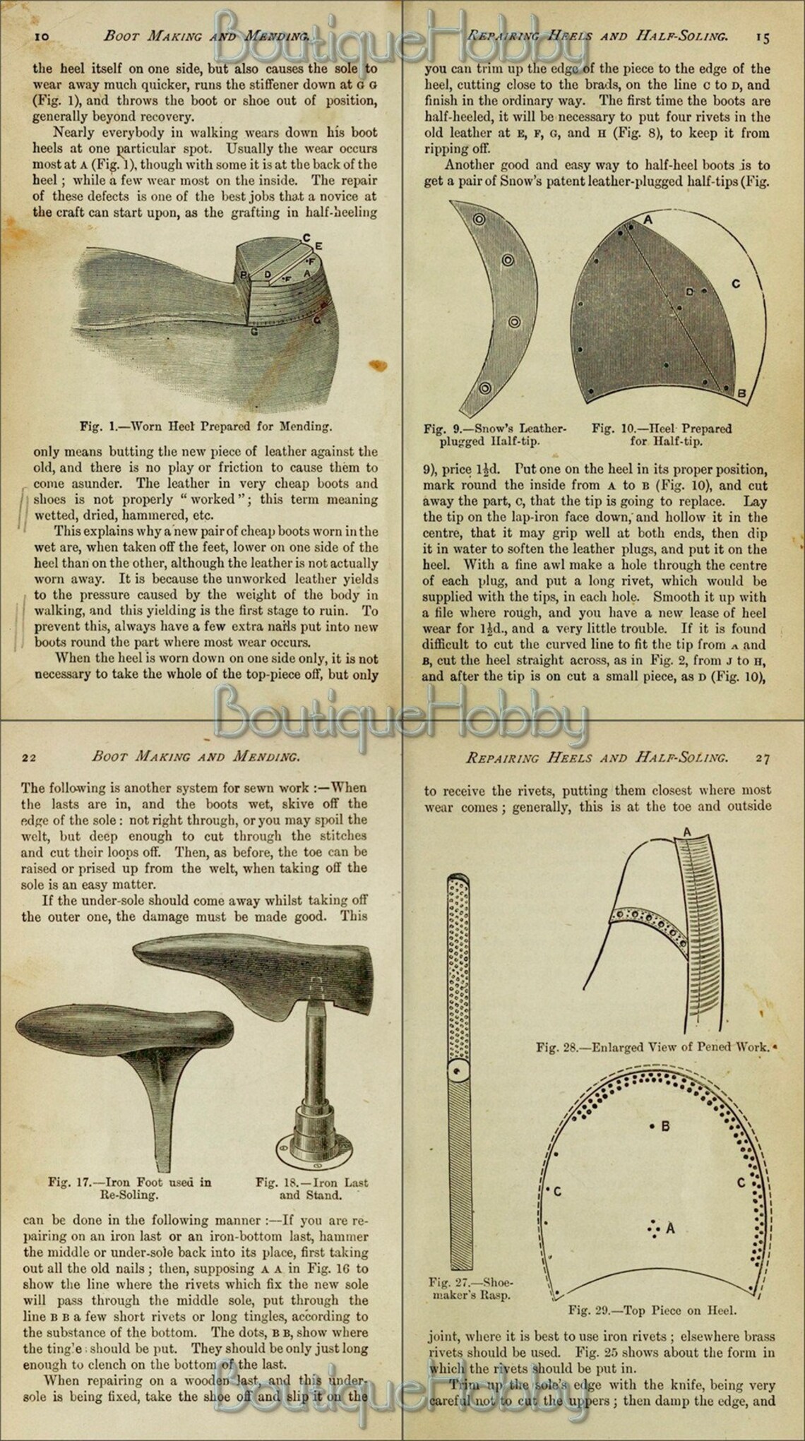 How to Make Shoesvintage Shoe Sewing Patternhandmade Shoes - Etsy