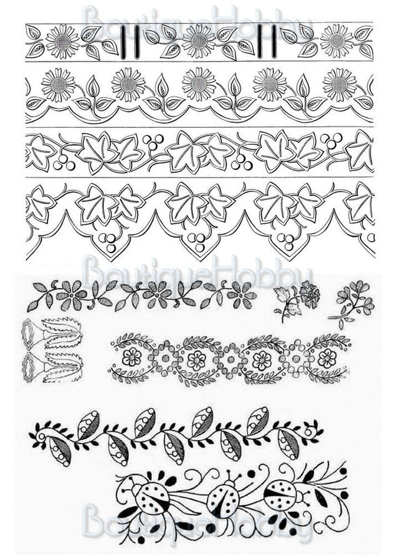 Hand Victorian Embroidery PDF Pattern Book 300 Patterns for - Etsy