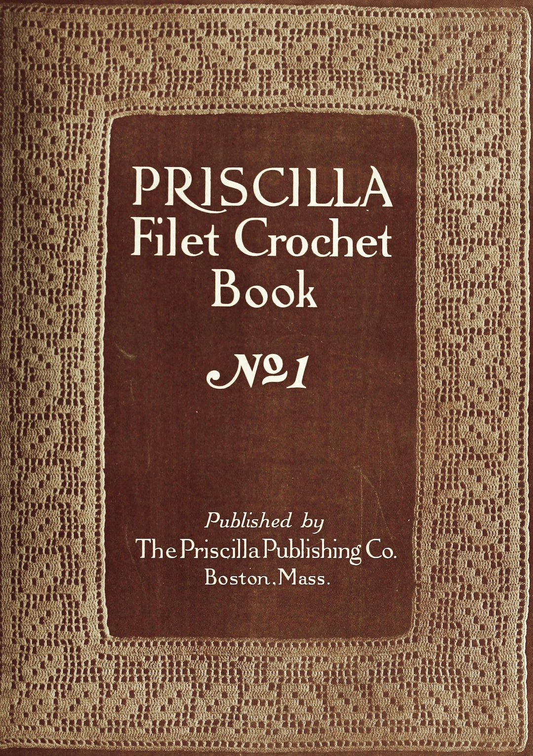 Vintage Filet Crochet Pattern Book: Priscilla Designs (PDF Download) - Etsy