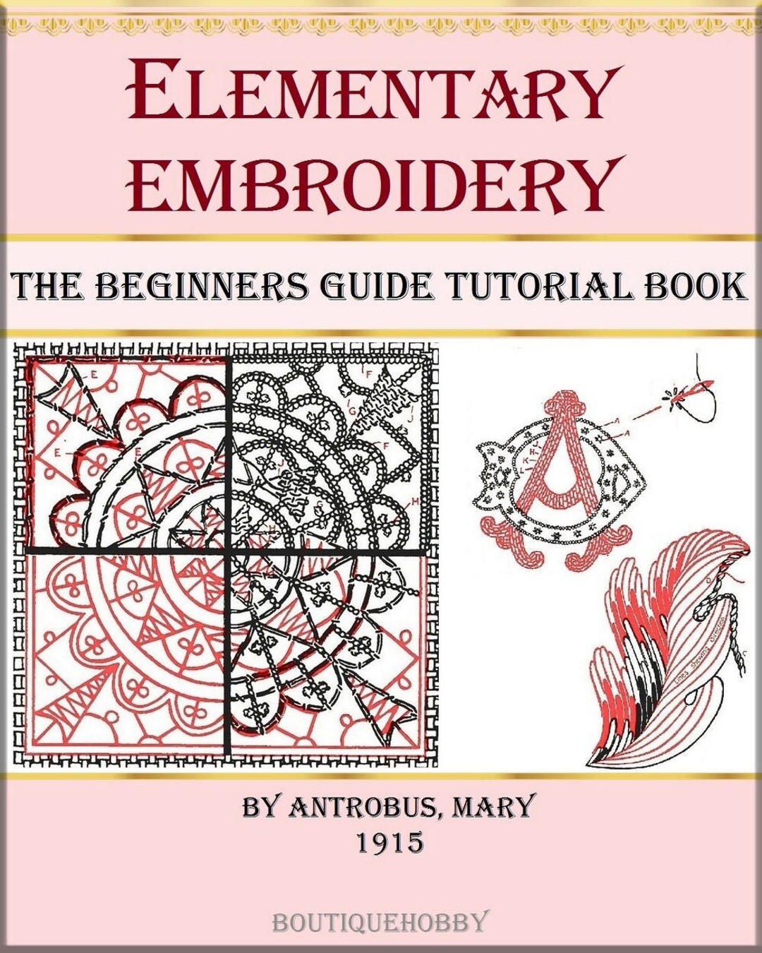 Vintage Hand Embroidery,beginners Guide Tutorial Book - Etsy