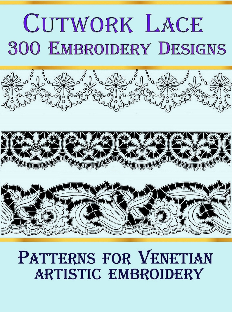 Hand Victorian Embroidery PDF Pattern Book 300 Patterns for - Etsy