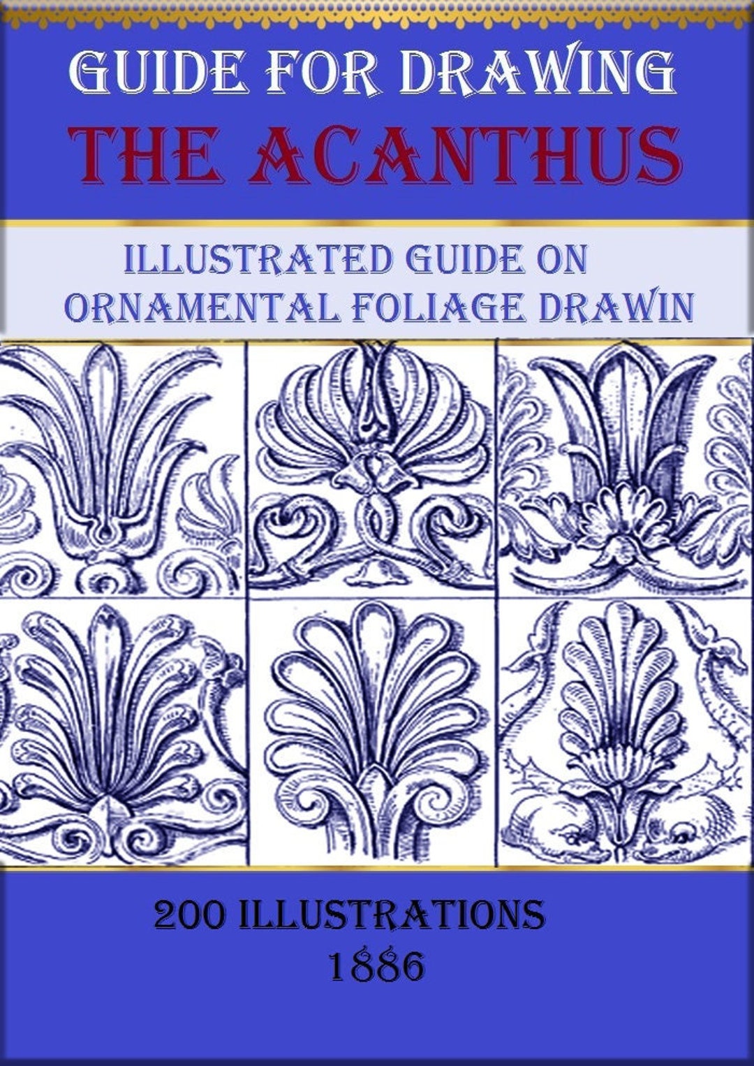 Ornamental Design Elements,ornament Tutorial,guide for Drawing the ...