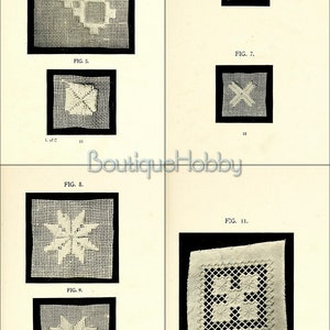Victorian Hardanger Hand Embroidery,books Pdf Vintage Needlework - Etsy