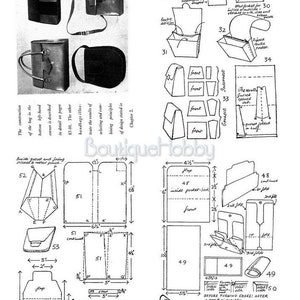 How to Make Leather Goods Work Patterns,leather Pdf Pattern - Etsy