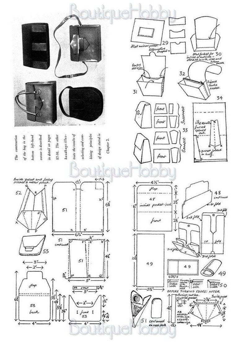 How to Make Leather Goods Work Patternsleather Pdf Pattern - Etsy