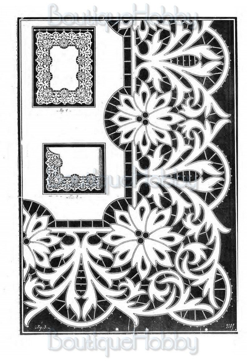 Hand Victorian Embroidery PDF Pattern Book 100 Patterns for - Etsy