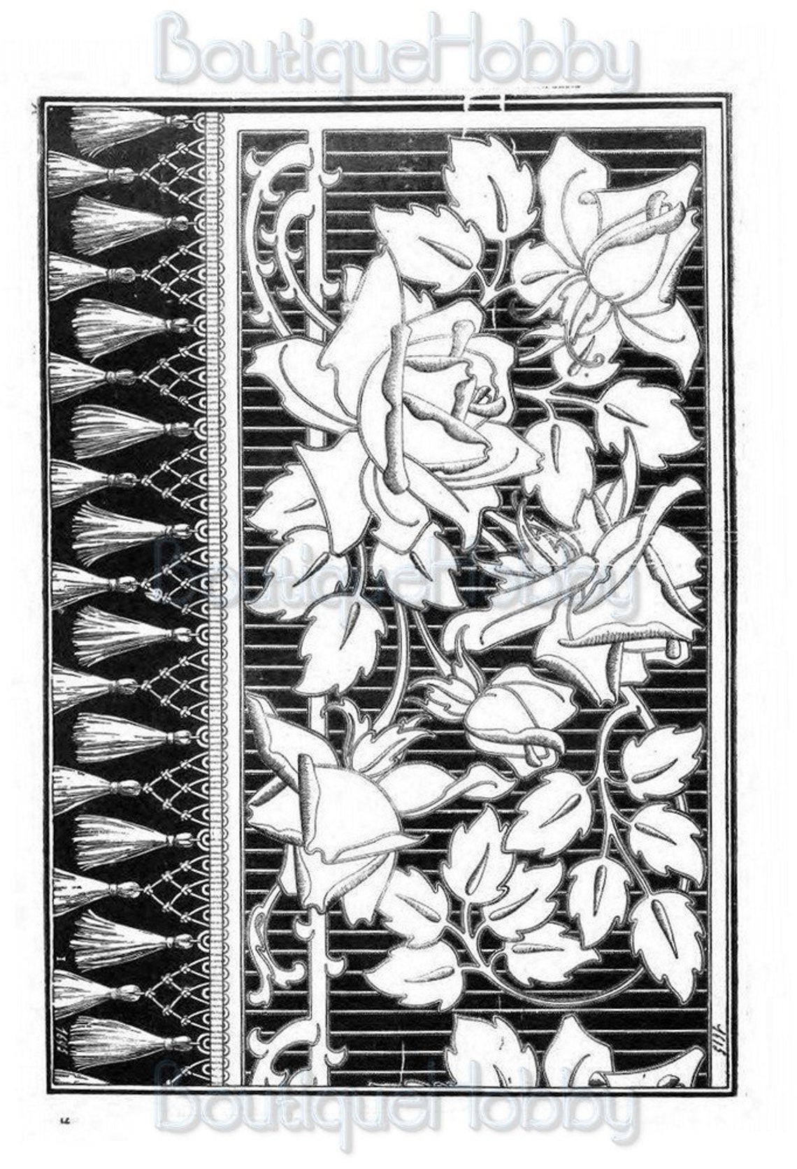 Hand Victorian Embroidery PDF Pattern Book 100 Patterns for - Etsy