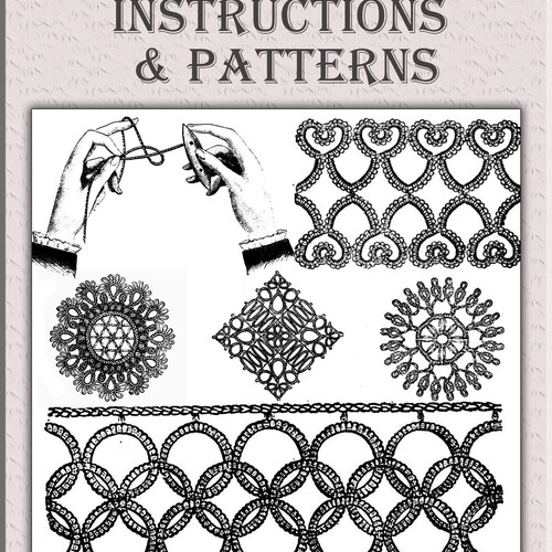 Vintage Tatting Patterns Tutorialhand Made Lace Rare - Etsy