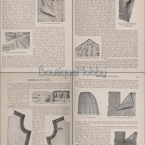 Dressmaking Sewing Guide,vintage Dress Victorian Patterns - Etsy