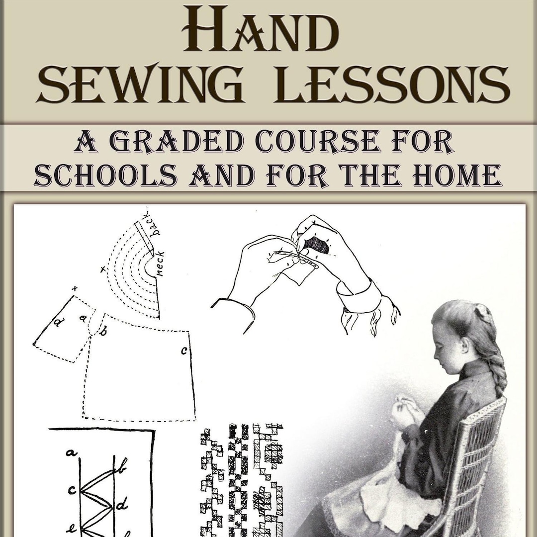Vintage Hand Sewing Lessons Tutorial Guide,instructions How To - Etsy