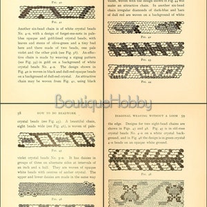 How to Do Beadwork Patterns,bead Illustrated Tutorial Book,learn to ...