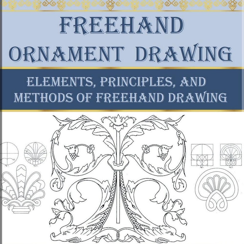 Ornament Drawing,ornamental Art,decorative Designs,freehand Drawing - Etsy