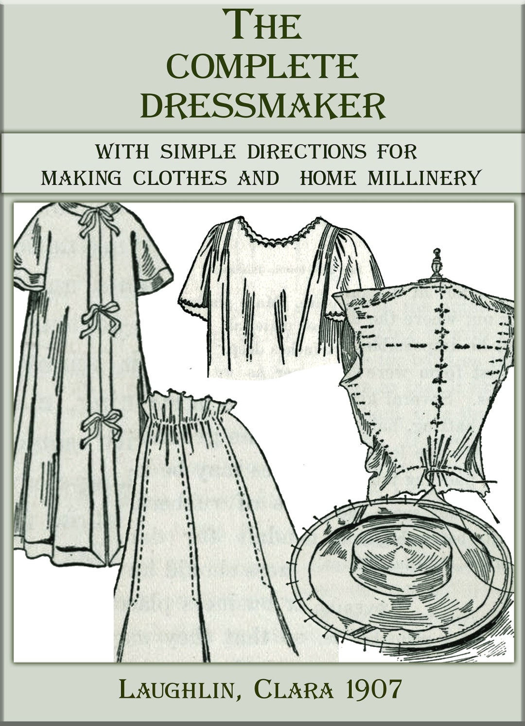 Vintage Dressmaking Guide Book,making Clothes and Millinery,sewing ...