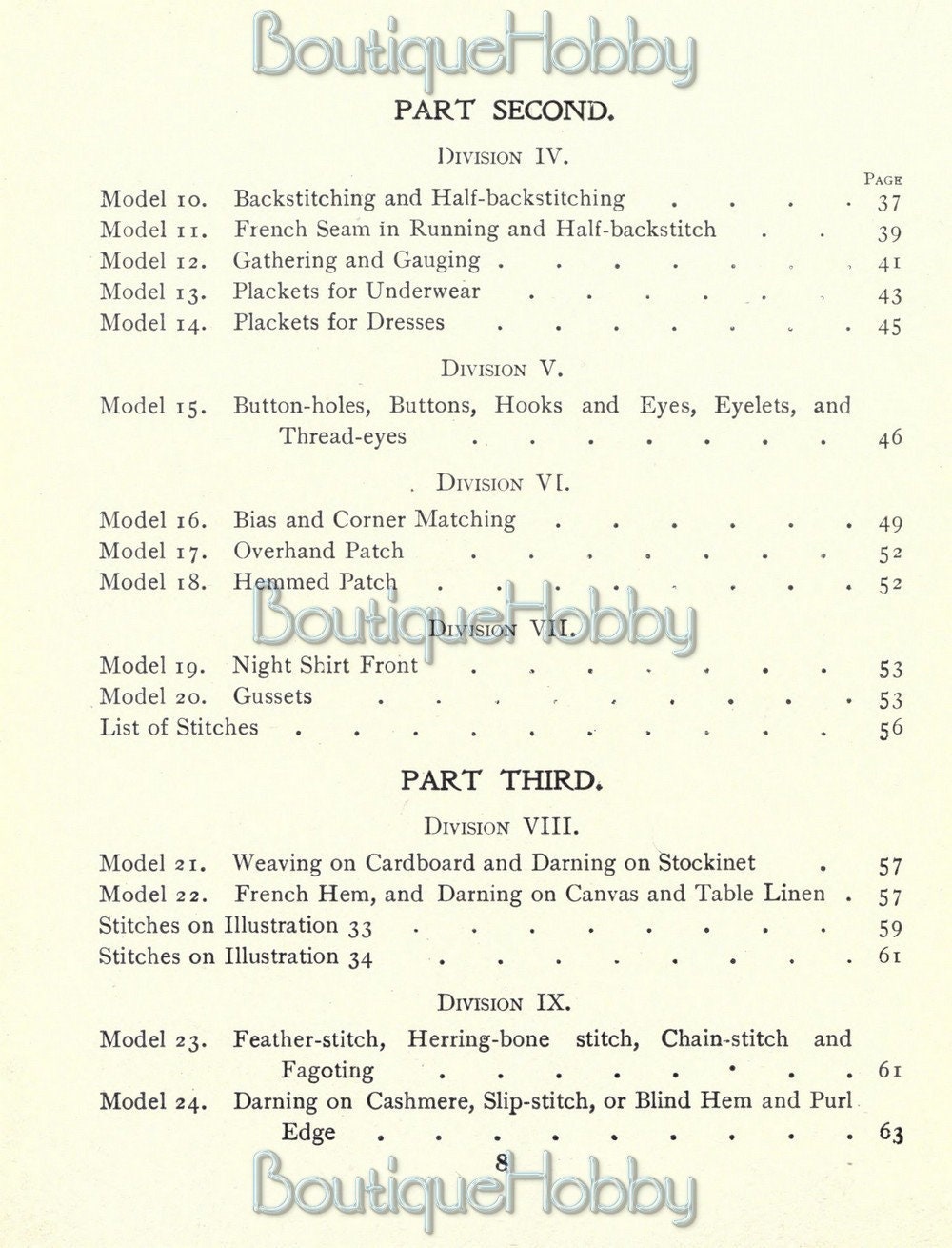 Vintage Hand Sewing Lessons Tutorial Guideinstructions How To - Etsy Canada