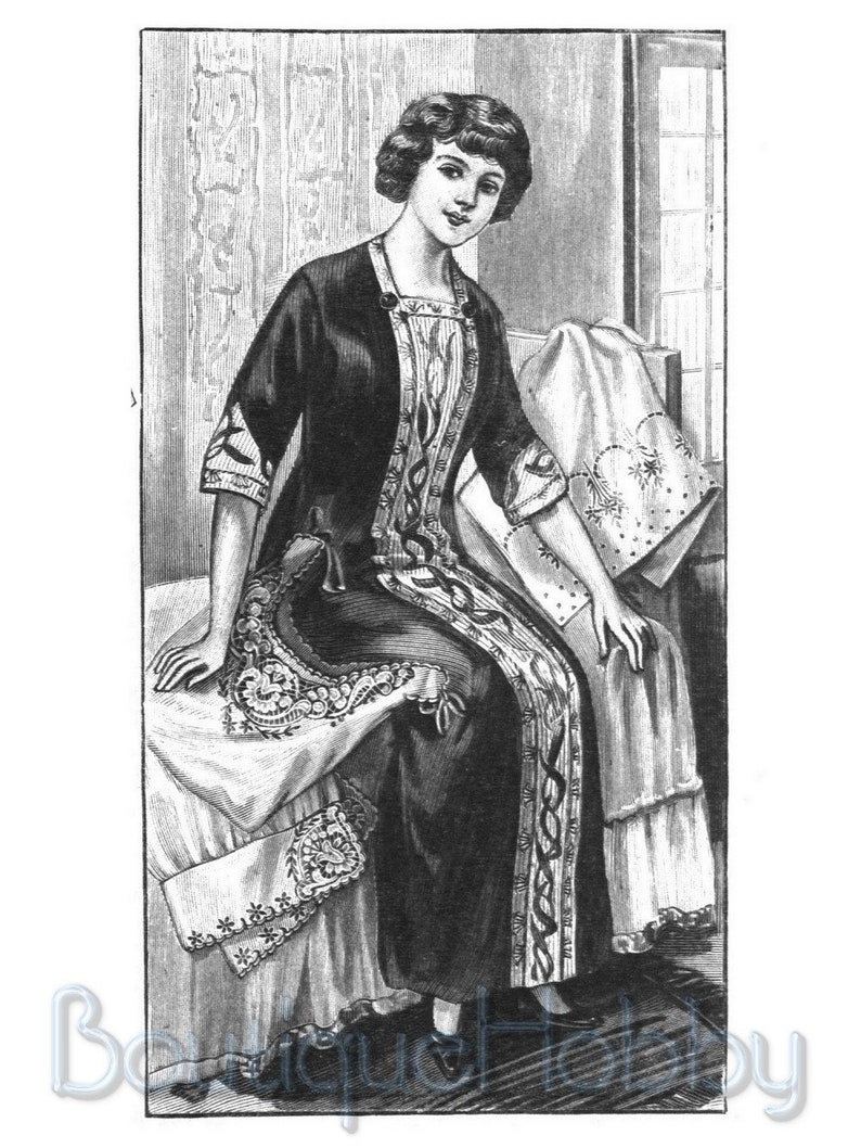Underwear Sewing Pattern 1913,GERMAN EDITION Österr. Wäschezeitung 1913 ...
