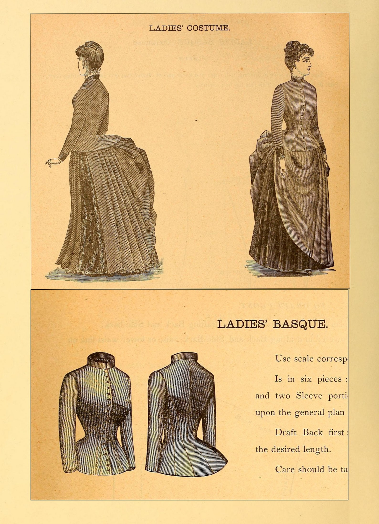 Victorian Costume Sewing Patterns 59 Vintage Designs - Etsy