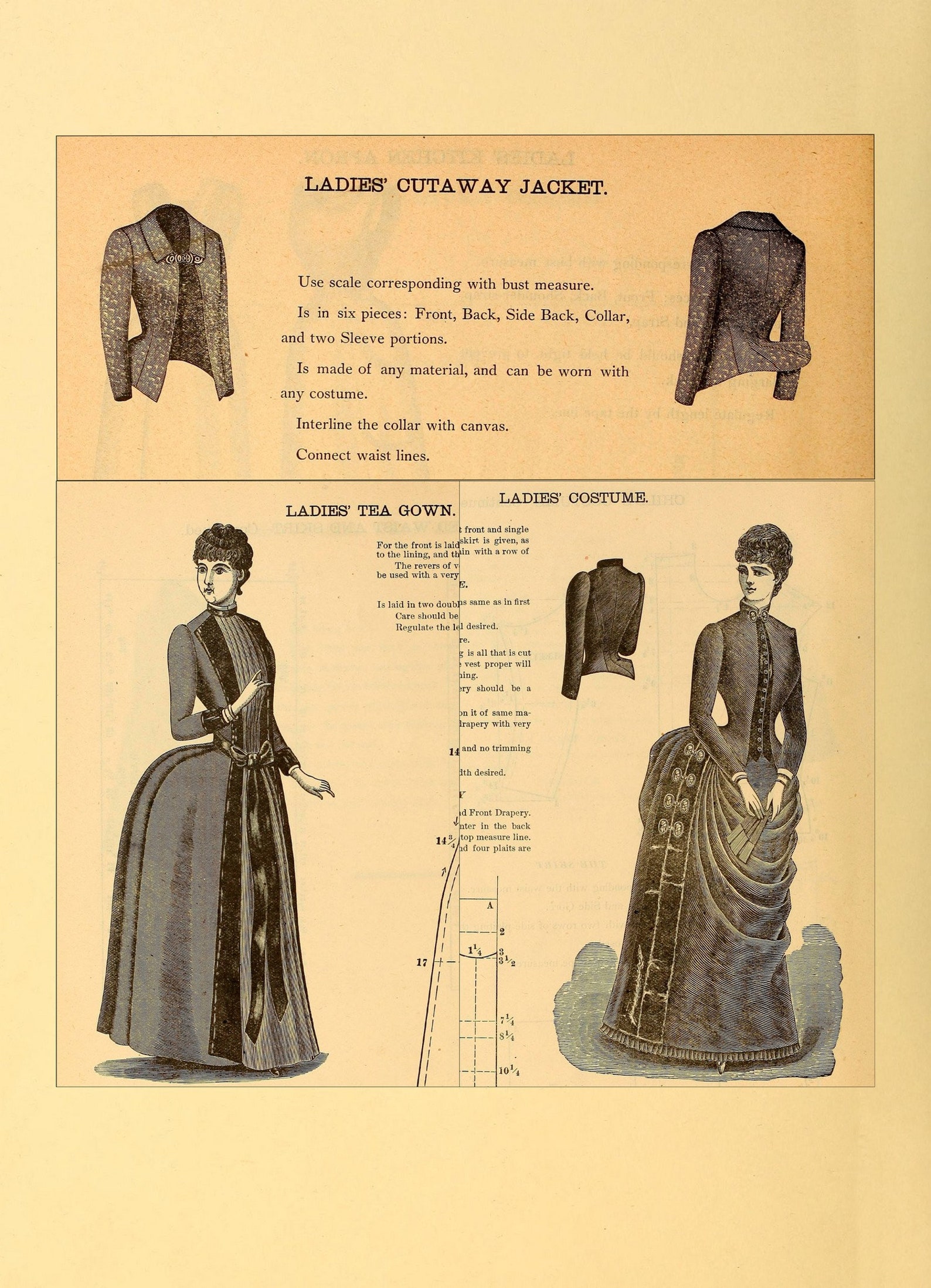 Victorian Costume Sewing Patterns 59 Vintage Designs - Etsy