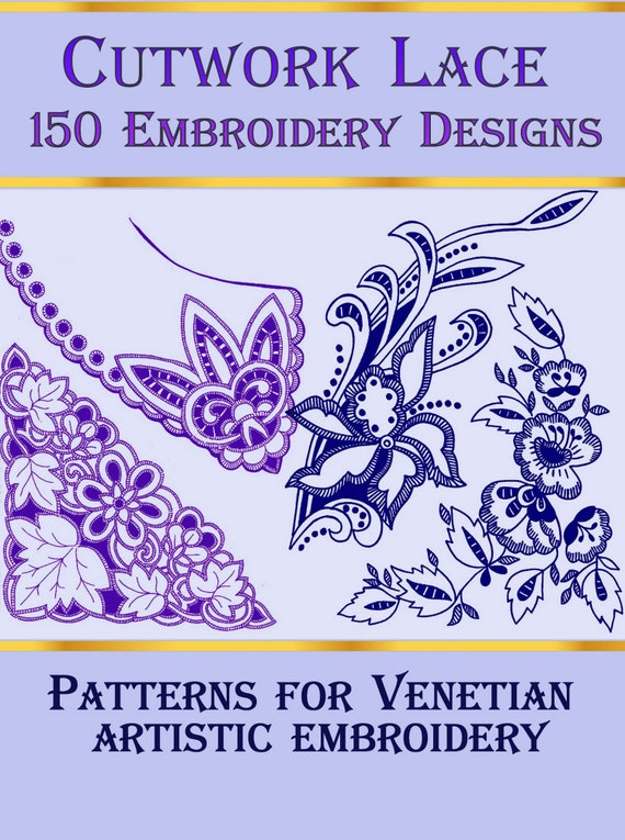 Hand Embroidery Designs PDF Pattern Book 150 Patterns for | Etsy