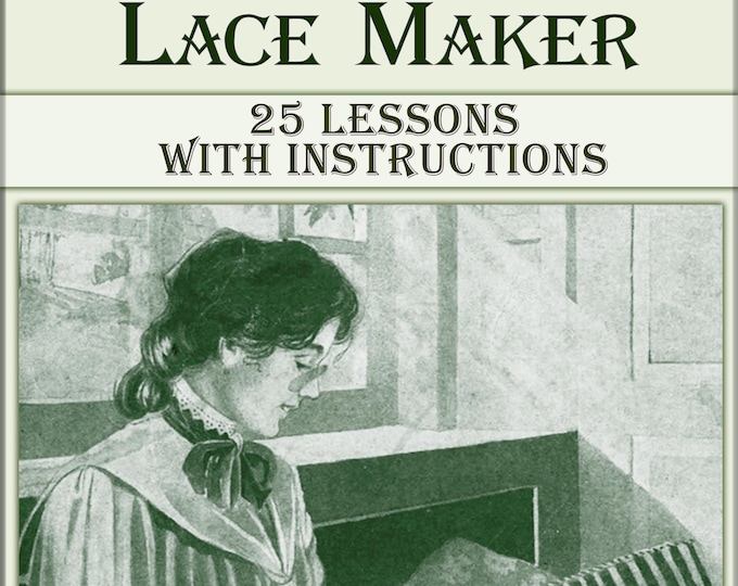 The Art of Bobbin Lace How to Make, Hand Made Patterns, Needlework ...