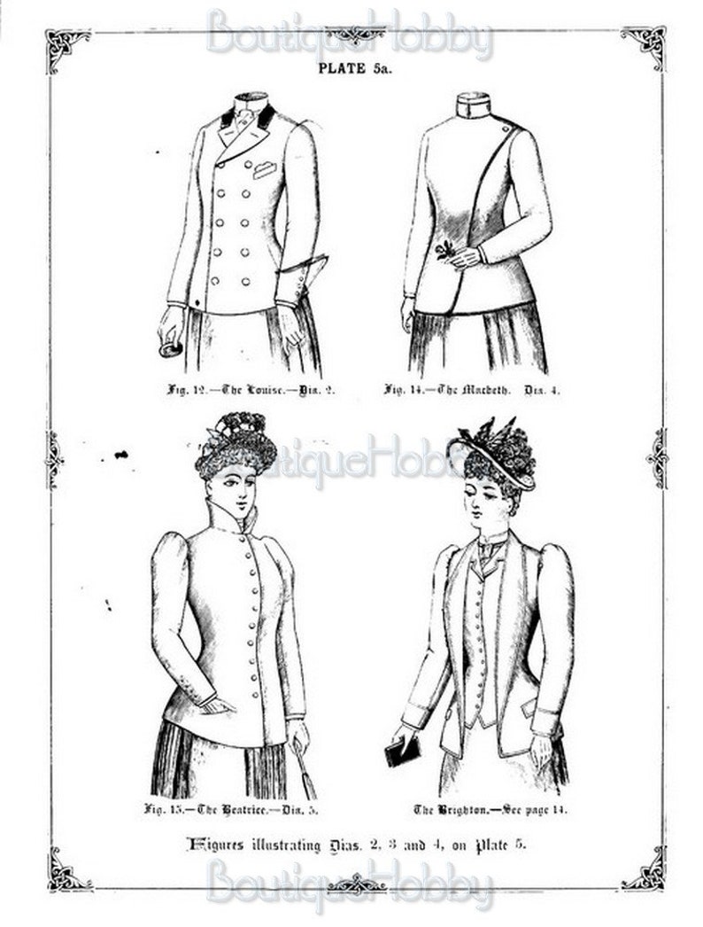 Victorian Dress Patternsvintage dressmakingretro dress | Etsy