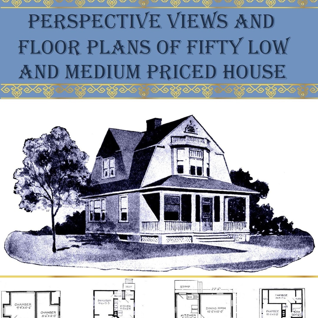 50 Architecture Project House Plans,diy Plans,home Building Design 1905 ...