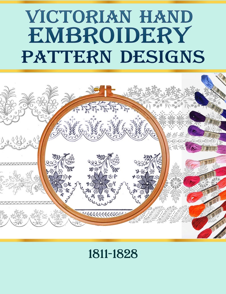 Hand Embroidery Designs Pattern Book-2vintage 150 Patterns | Etsy