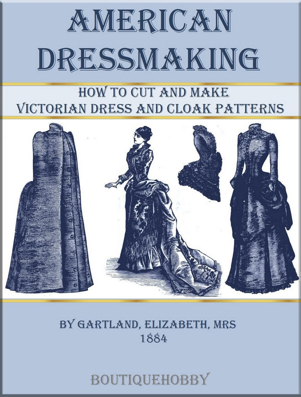 Victorian Dress Sewing Patternsvintage Illustrated American - Etsy