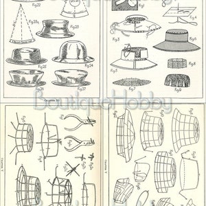 How to Make Millinery,instruction Vintage Hats,practical Millinery 1922 ...