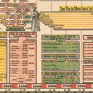 Bible History Genealogical Chart: Adam to Christ (instant Download) - Etsy