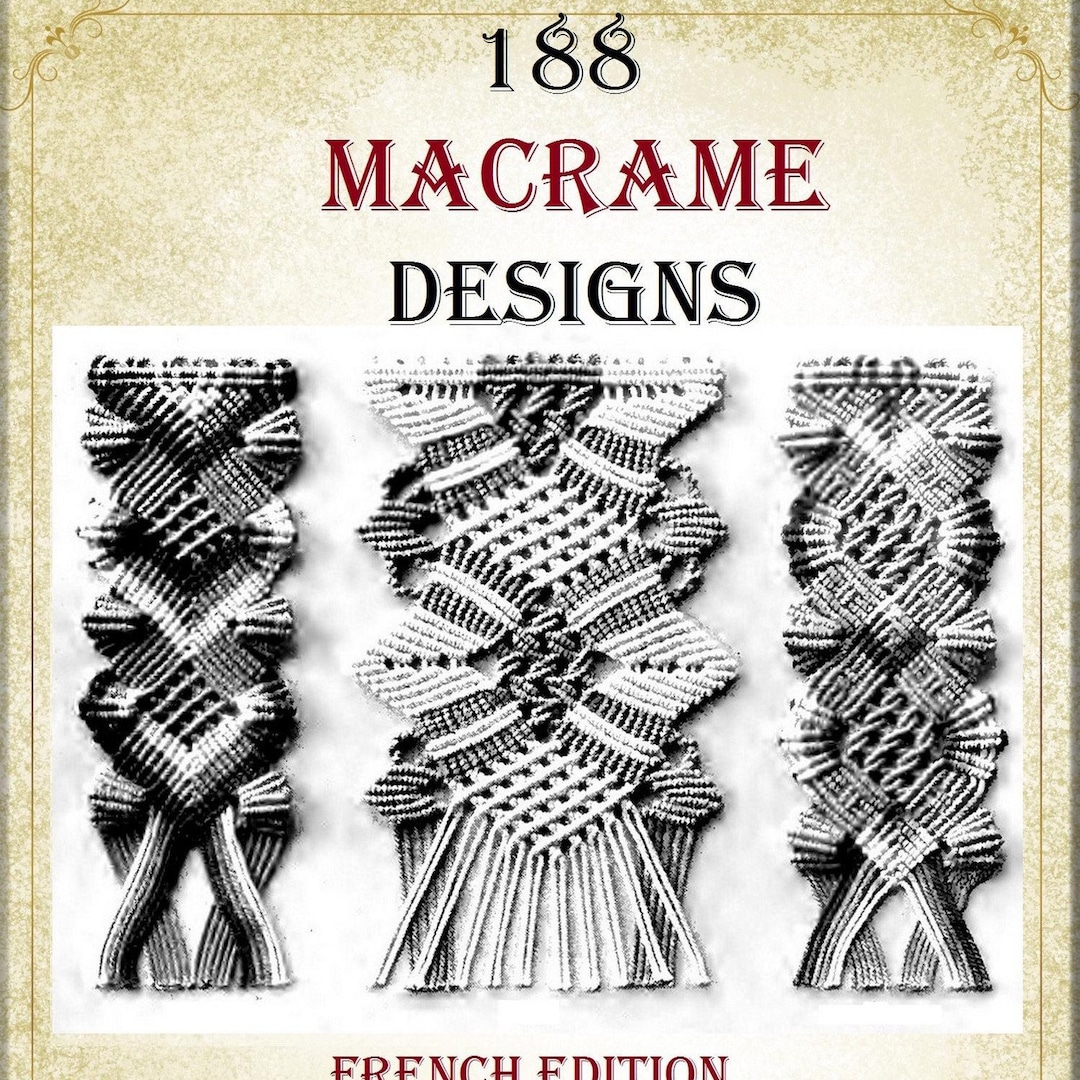 Victorian Macrame Patterns,how to Tutorial Book,macrame for Beginner - Etsy