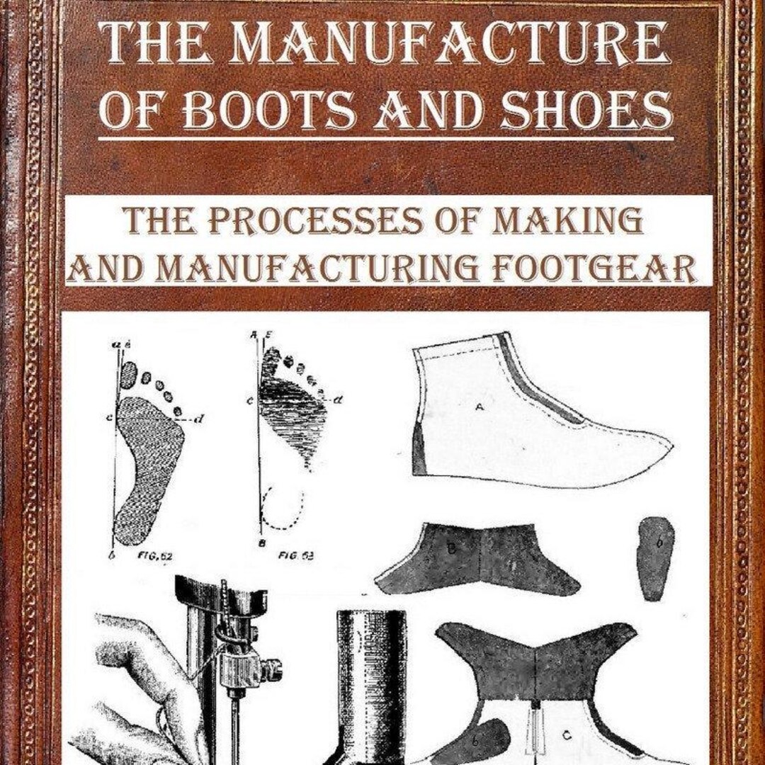 Shoes Making Patterns,sewing Boot Pattern,diy Shoes,vintage Making ...