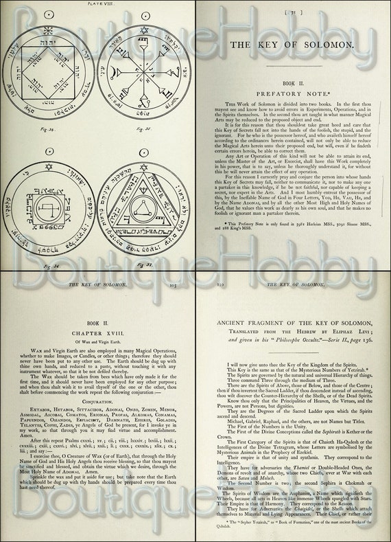 Lesser Key Of Solomon Seals