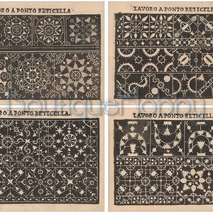 Italian Renaissance Embroidery Patterns Lace Book,vintage Patterns-2 - Etsy