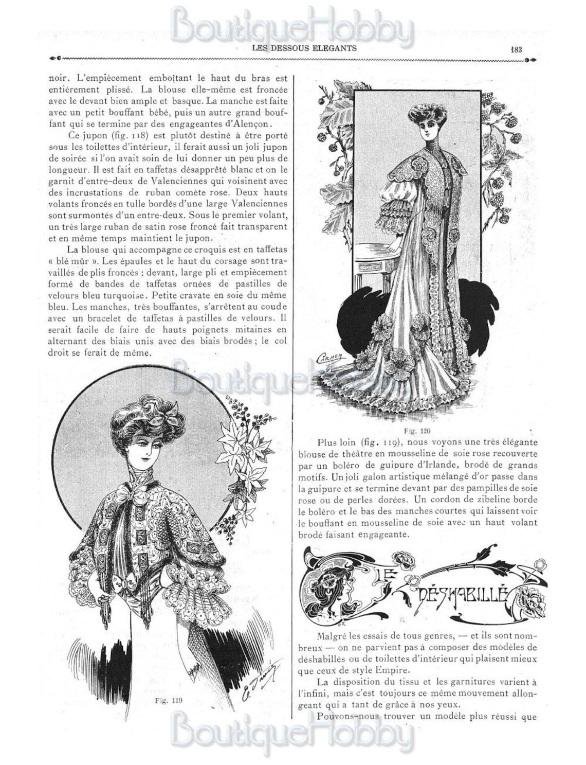 Victorian Corset Artvintage Lingerie Catalog-4retro French | Etsy