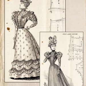 Victorian Book,vintage Sewing Patterns 17 Dresses, the Garment Cutter ...