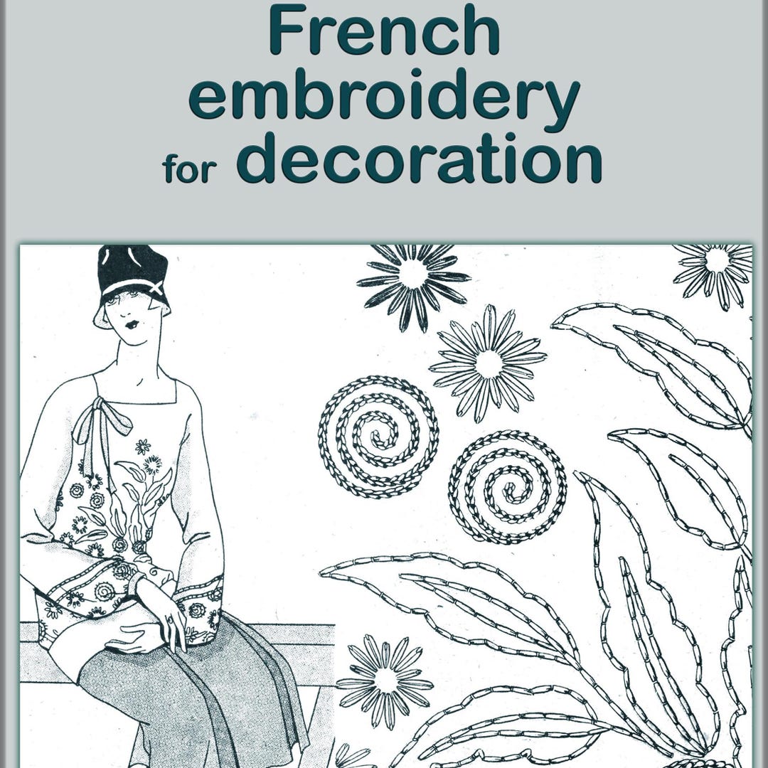 Hand French Embroidery Patterns, Fancy DESIGNS Decoration - Etsy