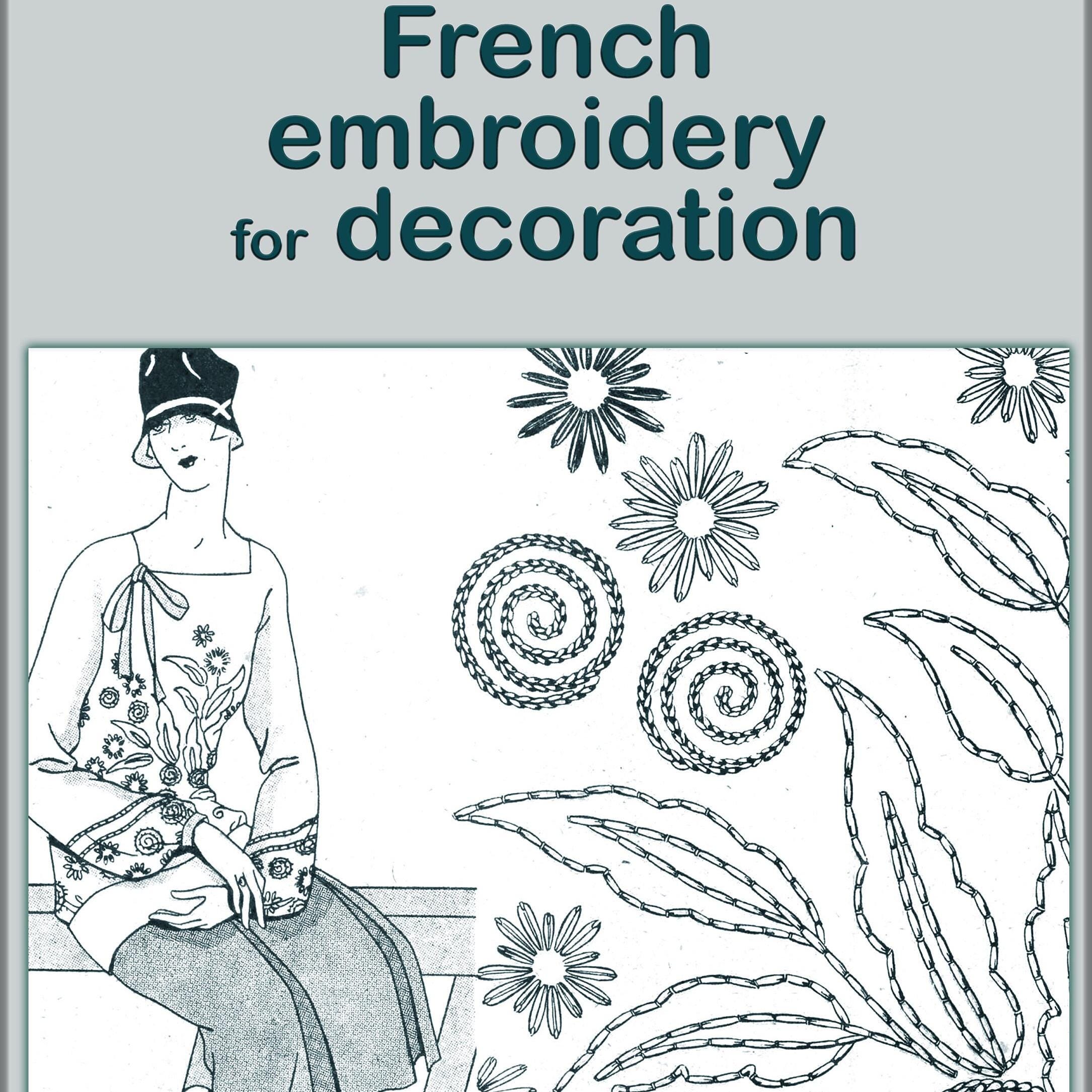 Hand French Embroidery Patterns, Fancy DESIGNS Decoration - Etsy