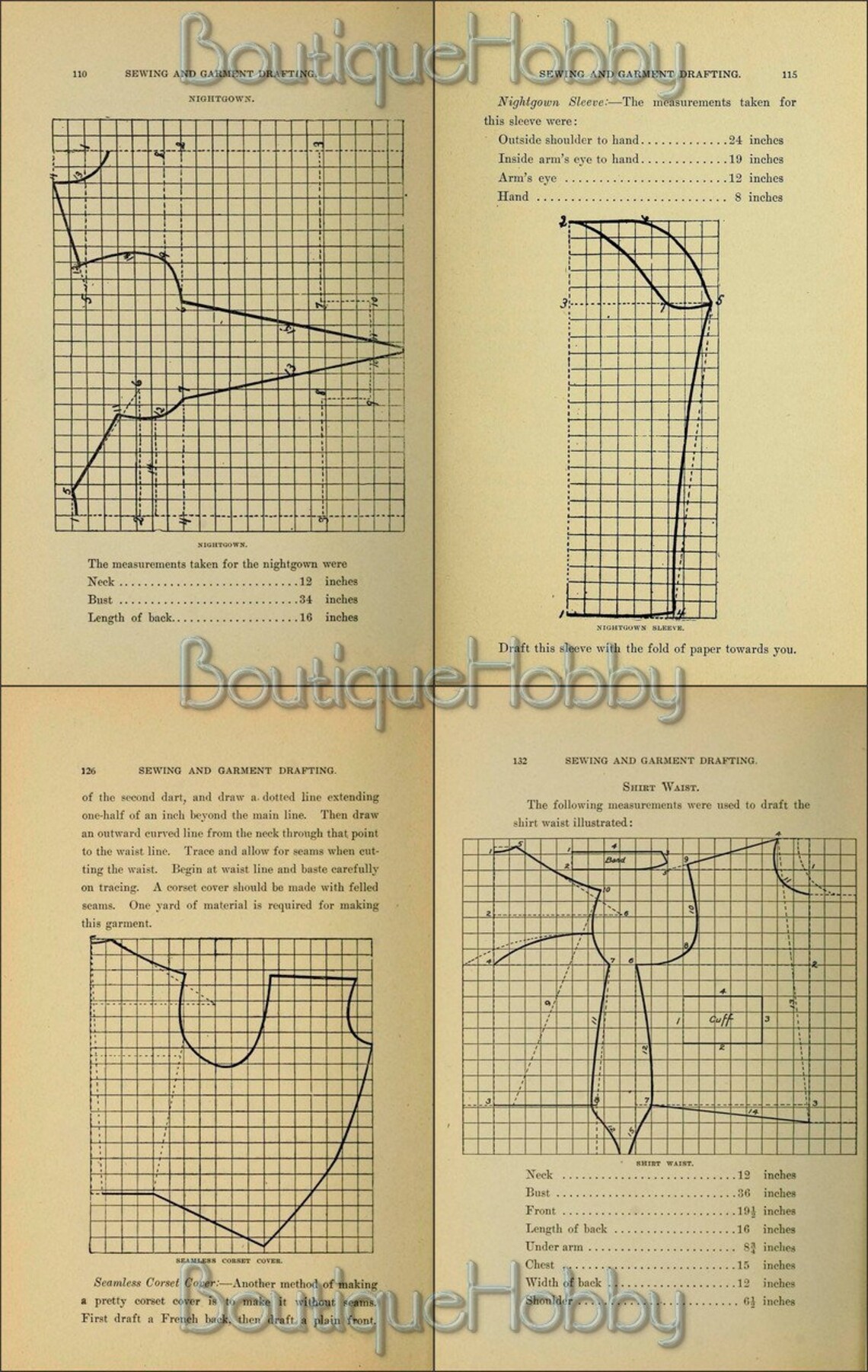 Vintage Dressmaking Guide Booksewing and Garment Drafting - Etsy