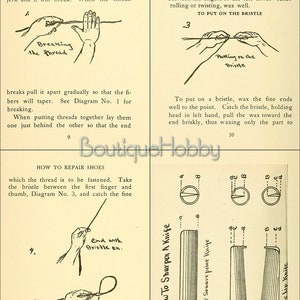 How to Repair Shoes,crafting Books,hand Made Antique Shoes,shoe Making ...