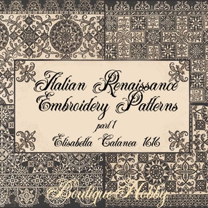 Italian Renaissance Embroidery Patterns Lace Book,vintage Patterns - Etsy