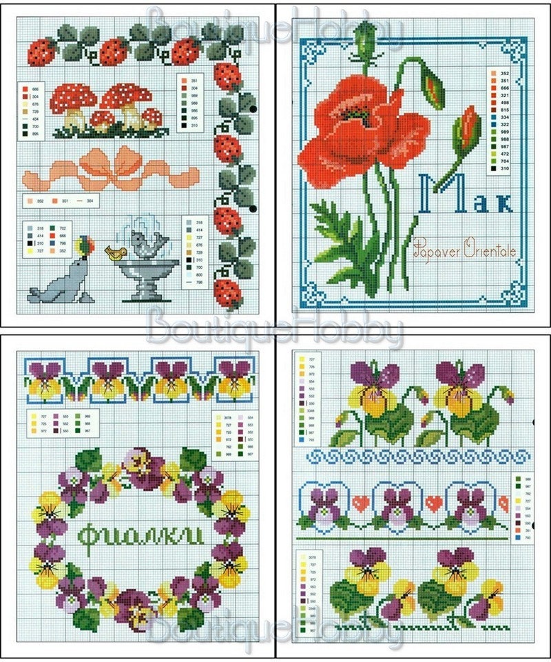 200 Modern Patterns Borders for Cross Stitchborder Pattern - Etsy UK