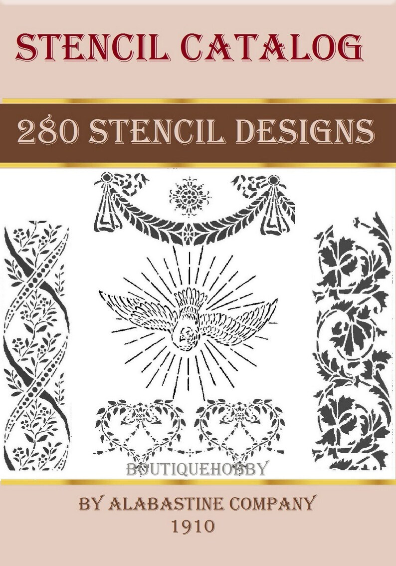 280 Decorative Pattern Stencil Designsstencils - Etsy