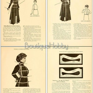 Vintage Dressmaking Instruction Book,drafting Garments,sewing Manual - Etsy