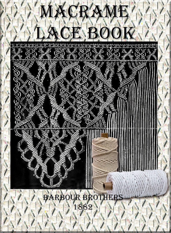 Victorian Vintage Macrame Patternstutorial Lace | Etsy