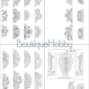 Hand French Vintage Embroidery Patterns,designs Motifs,pattern Book - Etsy